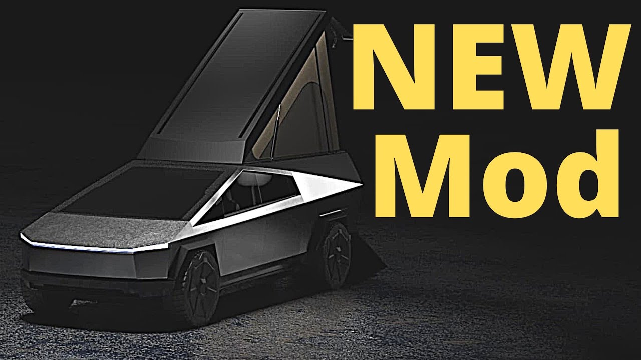 This New Tesla Cybertruck Mod Seems The Best Thus Far With All The Mods ...