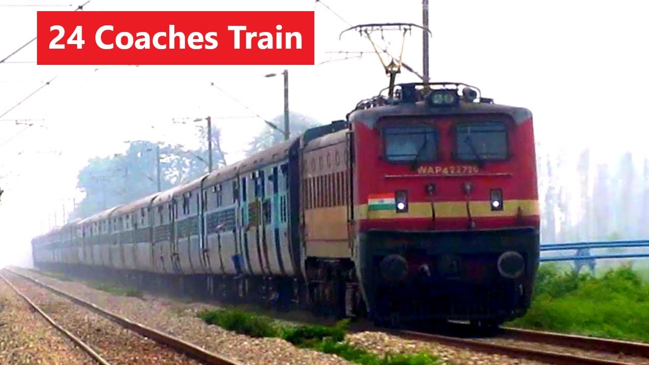 24 Coaches Superfast Train - Patliputra Chandigarh Express - Indian ...