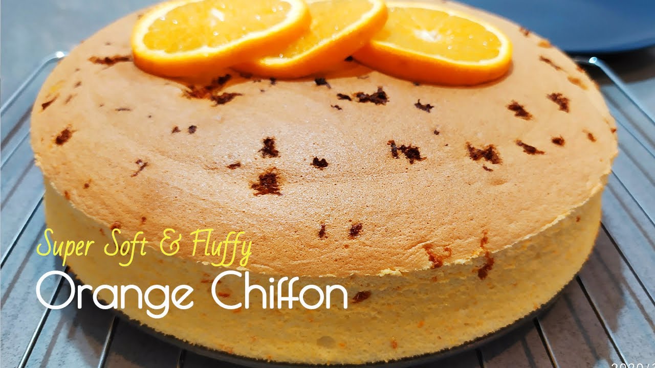 Cách Làm Bánh Chiffon Cam Ăn Là Nghiền | Bí quyết nướng bánh vàng đẹp ...