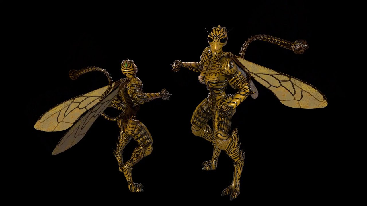 Mutant Wasp preview 4 - YouTube