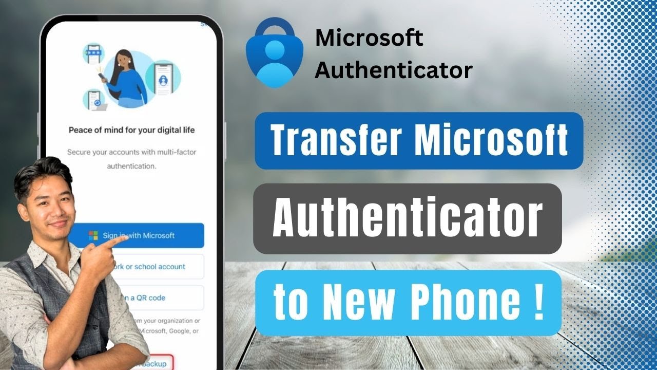 Microsoft Authenticator Transfer to New Phone ! - YouTube