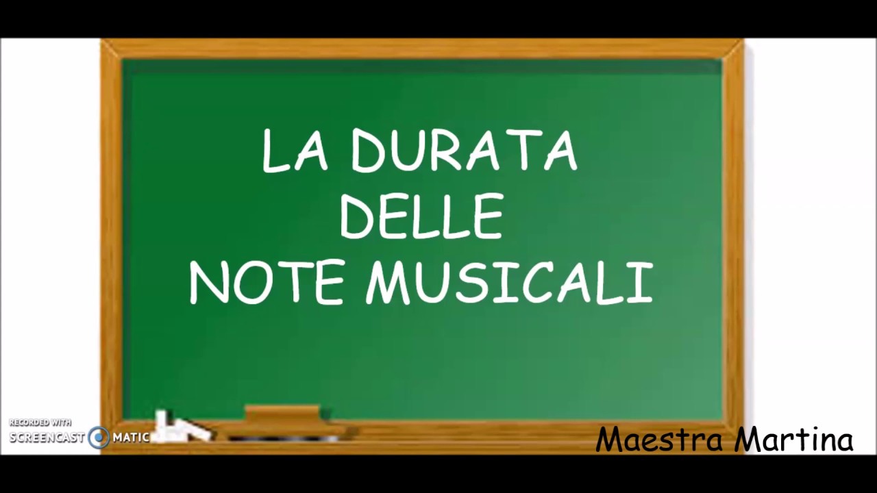 La durata delle note musicali - Musica e matematica Scuola Primaria ...