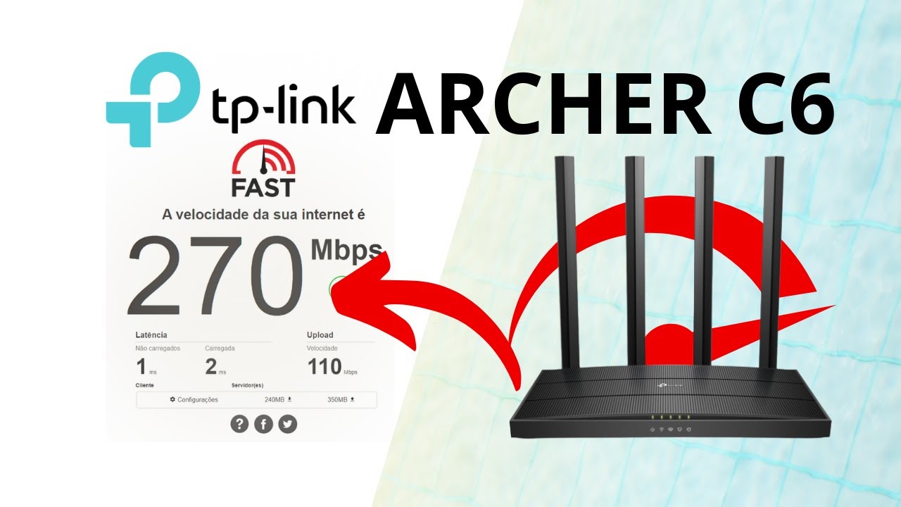 TP-LINK ARCHER C6 É BOM PARA INTERNET ACIMA DE 100 MEGAS? - YouTube