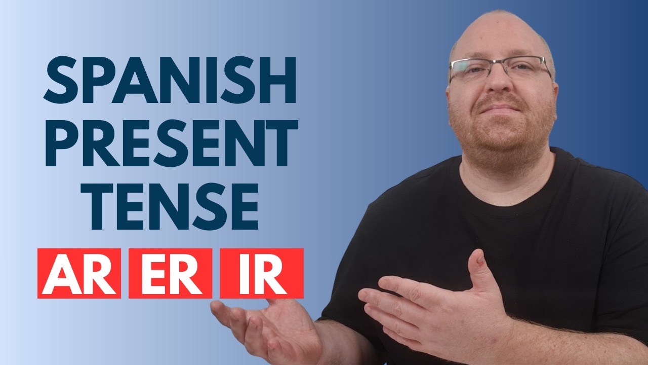 How to Conjugate Spanish Present Tense Verbs (AR, ER, IR) - YouTube