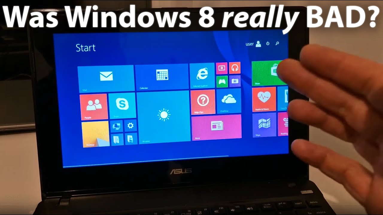 Is Windows 8 really that BAD? Testing Windows 8.1 on a slow touchscreen ...
