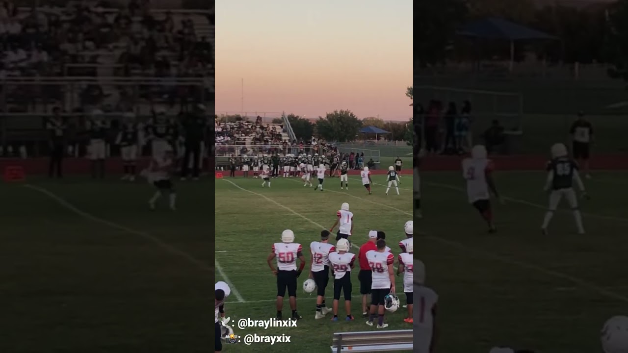 Braylin Barnett 8th grader tackle - YouTube