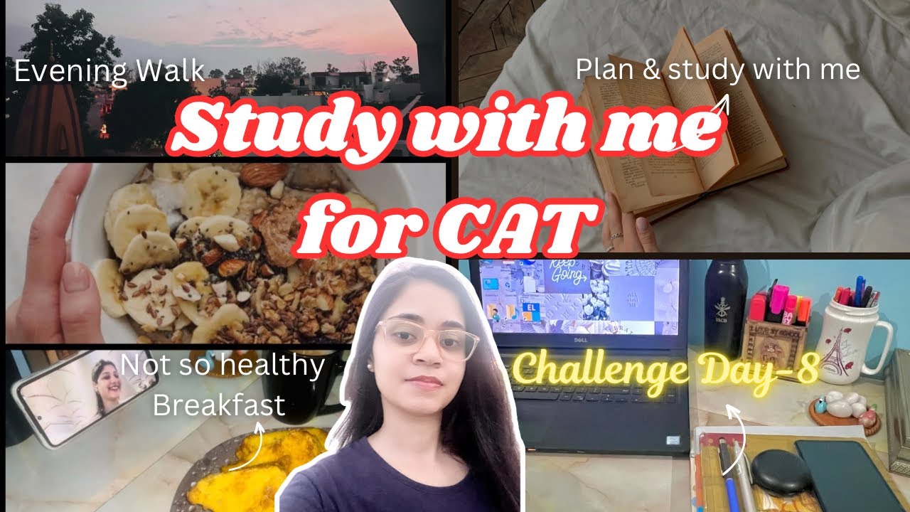 Study with me for Cat 2024 | Cat Study Vlog📚 | A Day in Life of a Cat ...