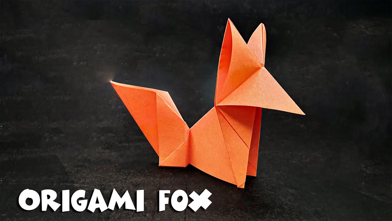 How to make paper fox || Paper craft || Paper plane 286 - YouTube