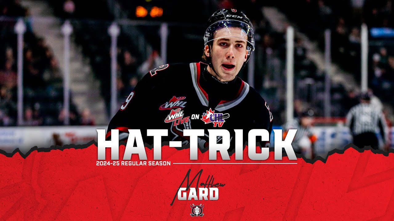 WHL Hat-Tricks - Matthew Gard - YouTube