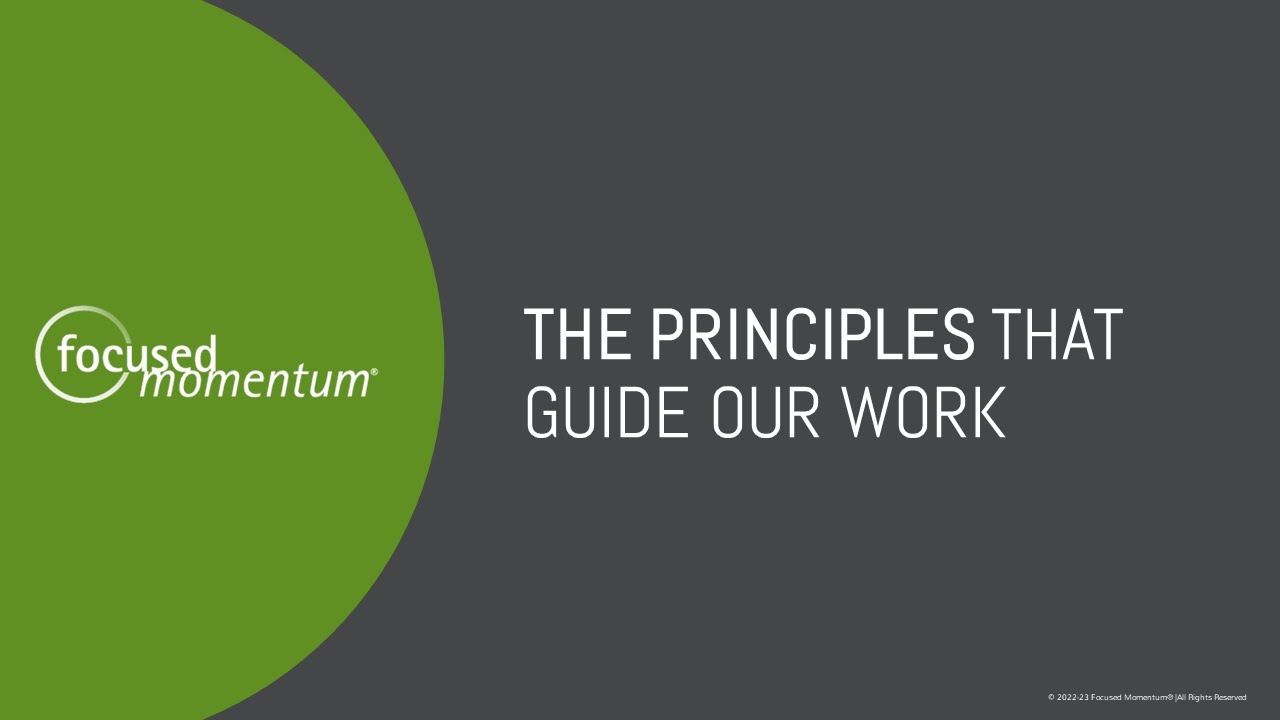 The Principles that Guide Our Work - YouTube
