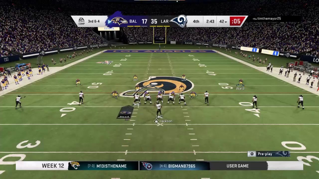 BBL Ravens at Ram S1W12 - YouTube