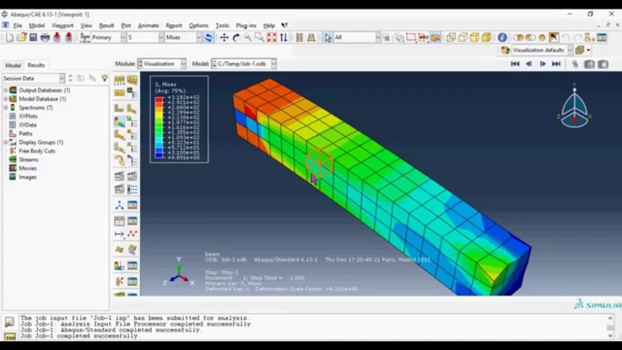 Abaqus Computer Modeling Complete Tutorial for Beginners #mechanical # ...