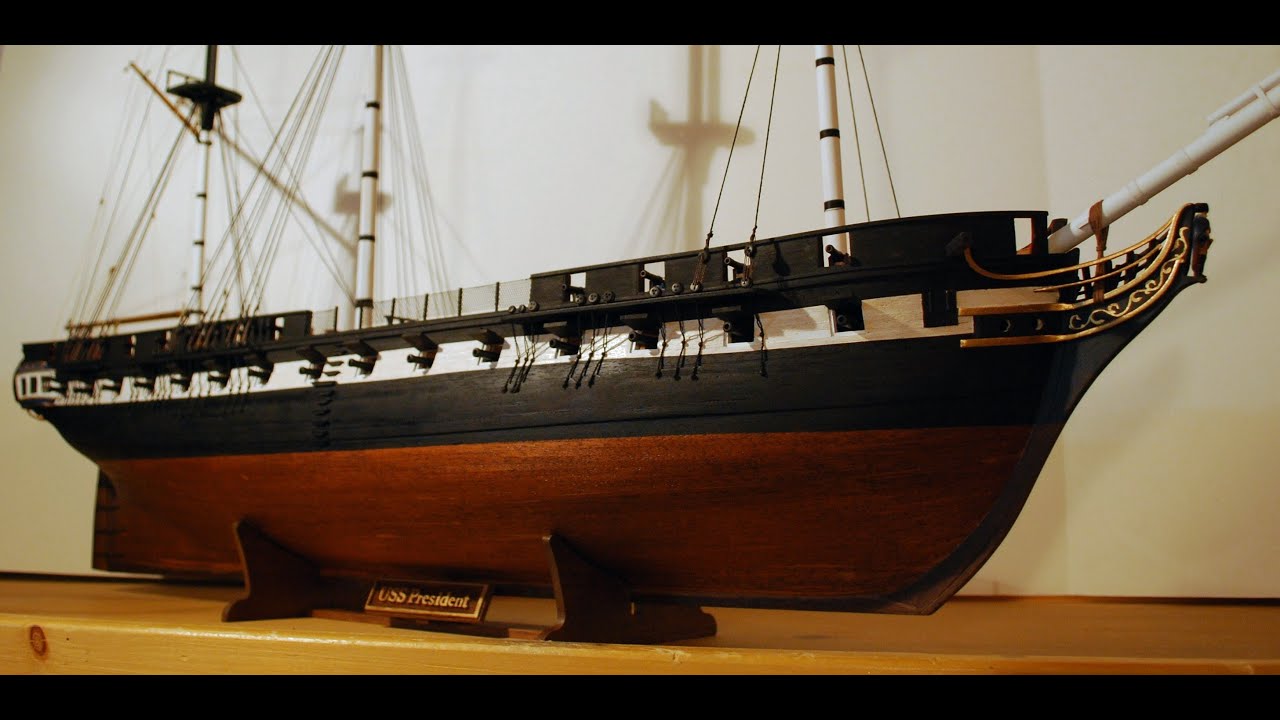 Creating the USS President of 1800 by the Art of Age of Sail - YouTube