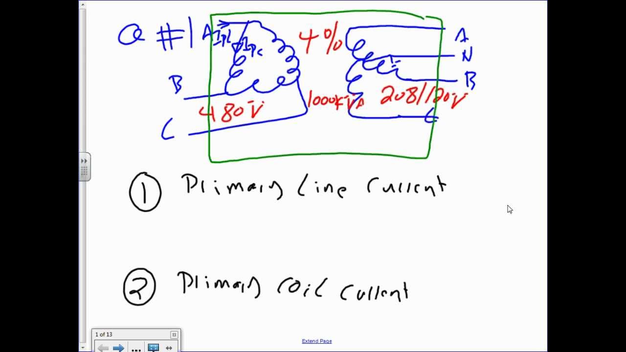 Transformer & Building Load Calculation T#01 Review for 10 19 12 - YouTube
