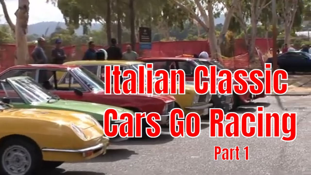 Italian Classic Cars Go Racing | Part 1 (In the Pits) - YouTube
