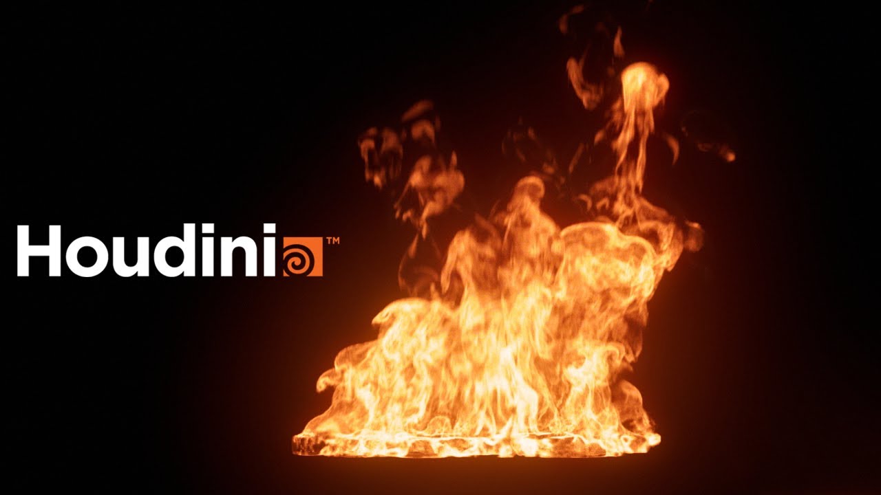 Realistic fire in Houdini 19 - YouTube