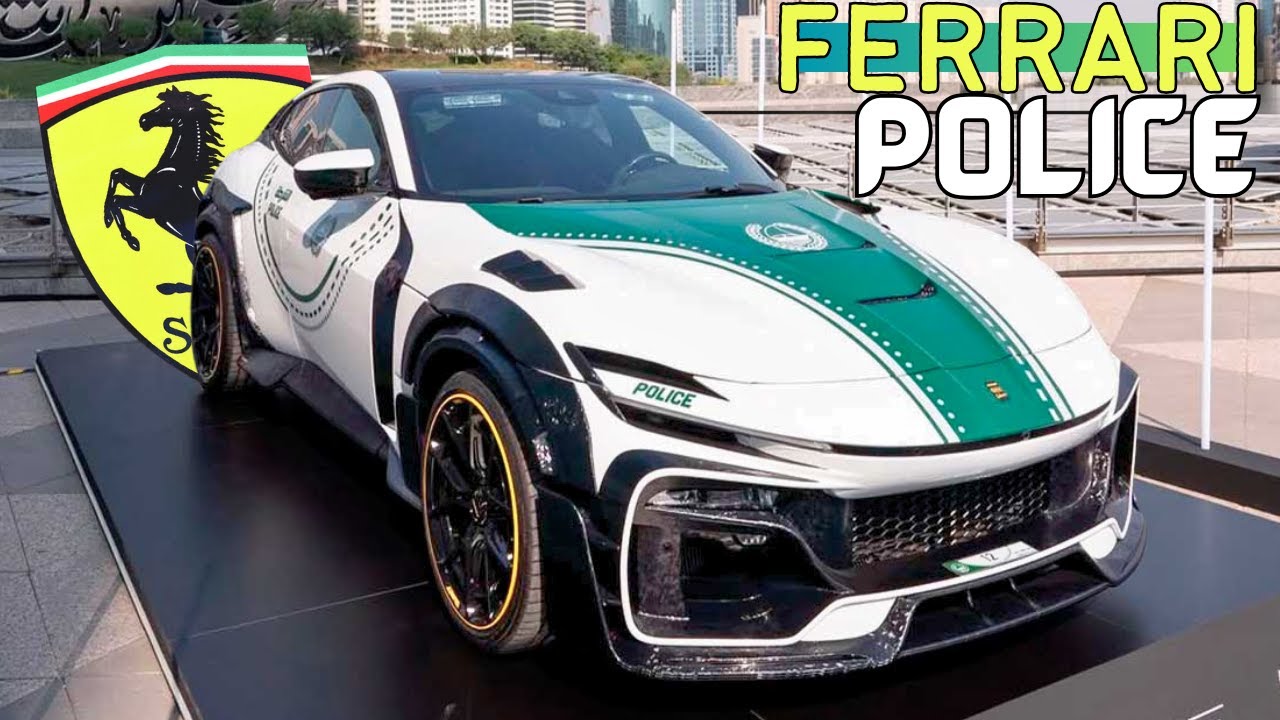 This Ferrari Purosangue Just Transformed Into A Dubai Police Car Tuned ...