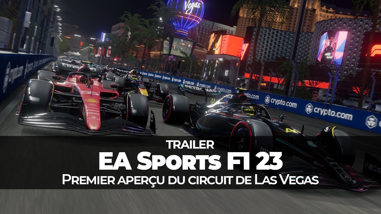 EA Sports F1 23 - Premier aperçu du circuit Las Vegas Strip Circuit ...