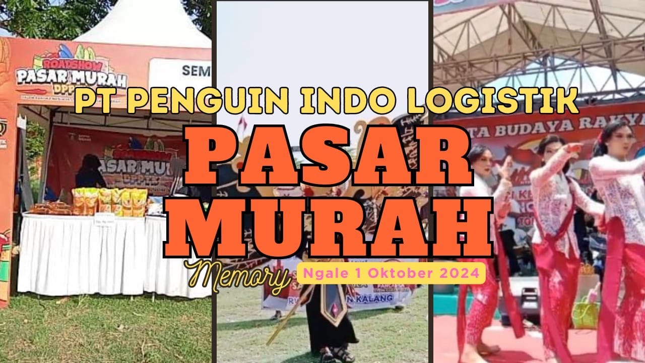 Event pasar murah di Ngale!! - YouTube