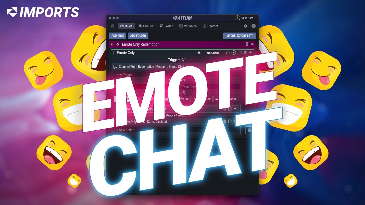 Emote Only Redemption | Aitum Imports - YouTube