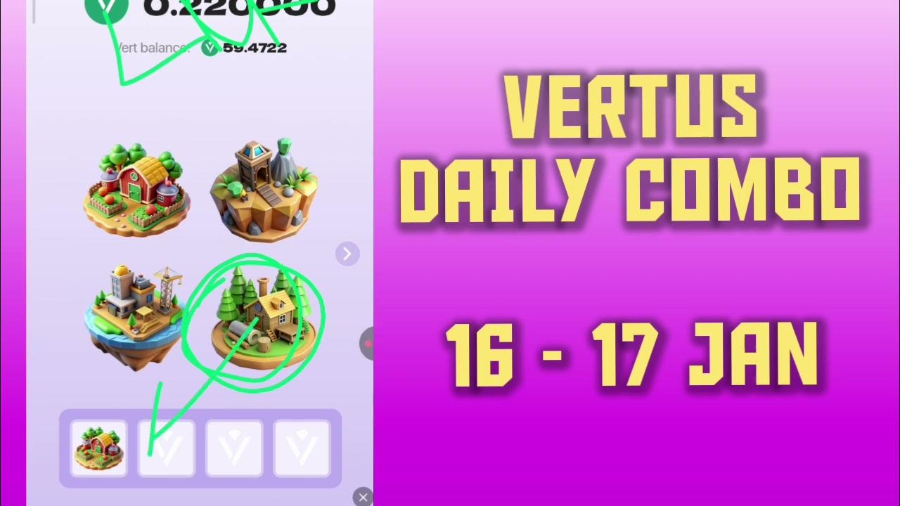 Vertus Daily Combo 16 - 17 January | Vertus Daily Combo Today | AGP | #vertus #7 - YouTube