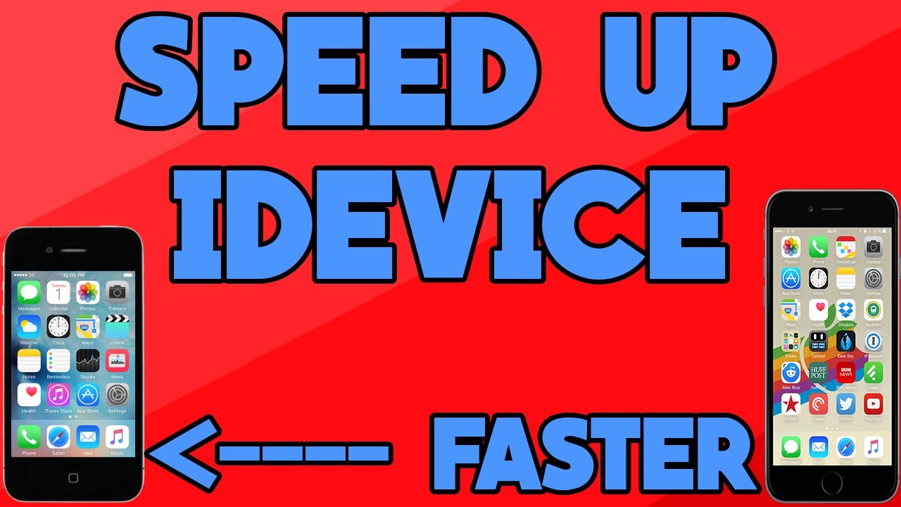 How To Speed Up Your IDevice! (iphone 4 FASTER THAN iphone 7) - YouTube