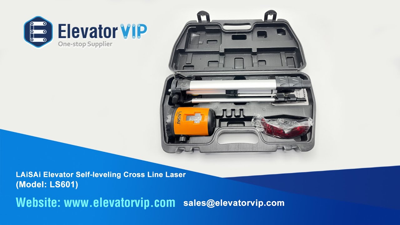LS601 LAiSAi Elevator Self-leveling Cross Line Laser - YouTube
