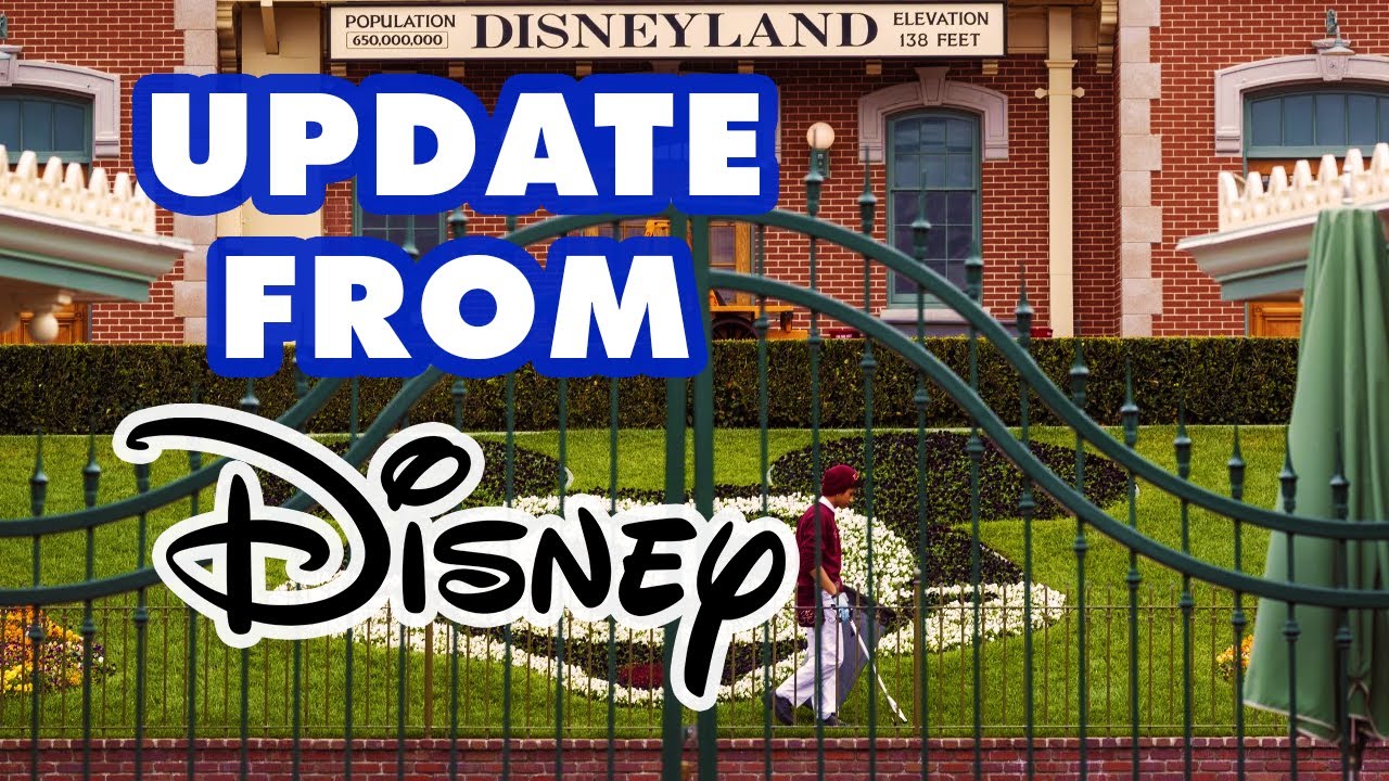 UPDATE from Disney on parks reopening from Tuesday press conference ...