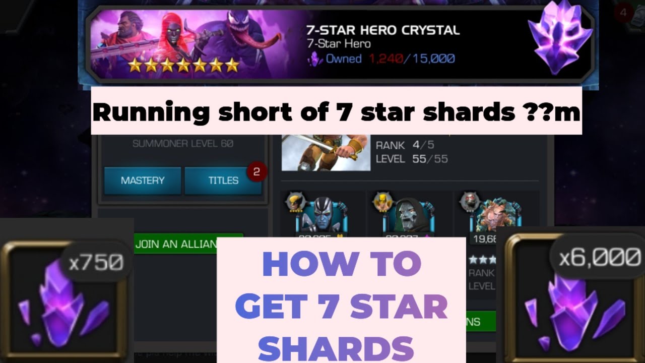 How the grind 7 star shards in mcoc - YouTube