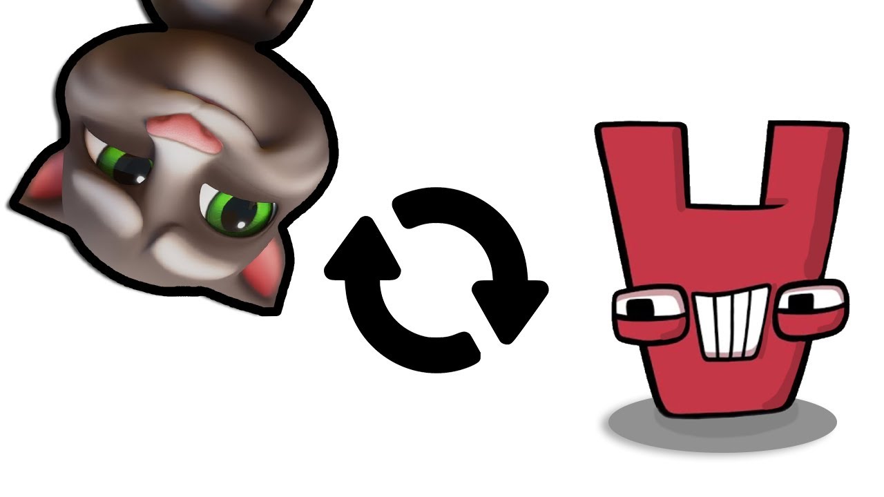 Alphabet Lore Talking Tom but Reverse - YouTube