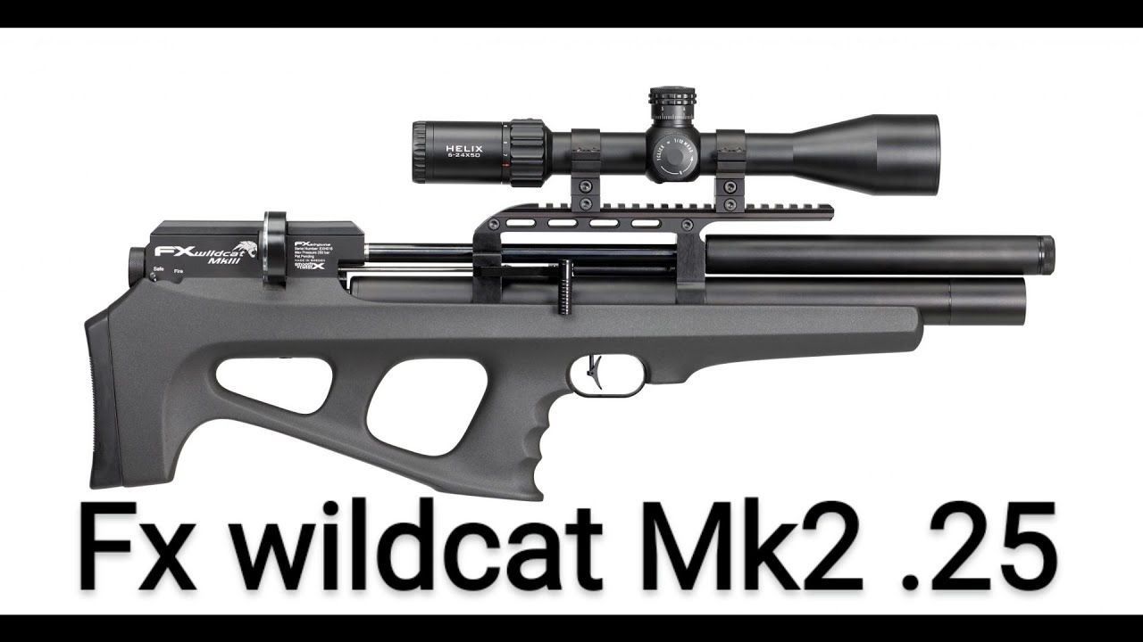 Fx wildcat mkII .25 - YouTube