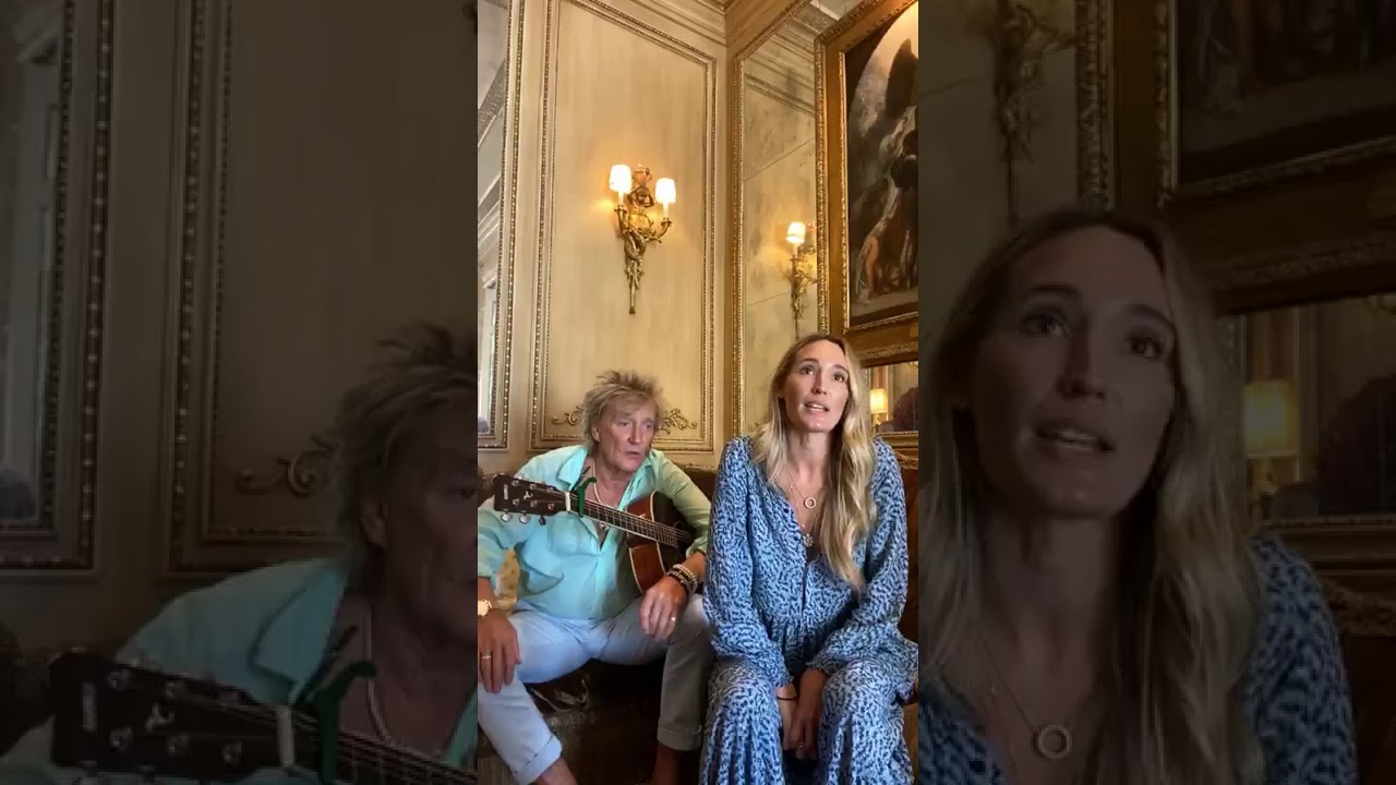 Sir Rod Stewart e Ruby Stewart - Live Instagram #TogetherAtHome - YouTube