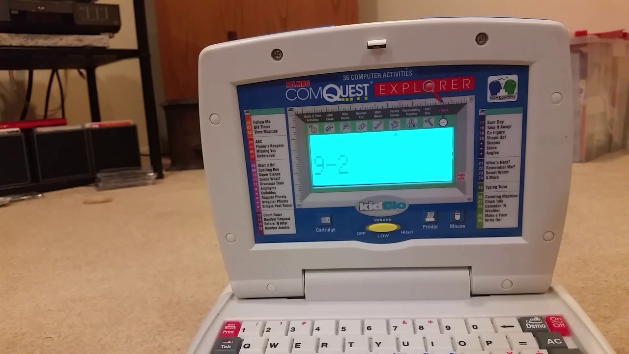 Kidglo Comquest Explorer Laptop - YouTube