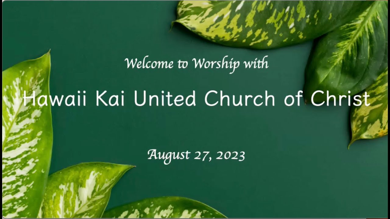 Hawaii Kai United Church of Christ - YouTube