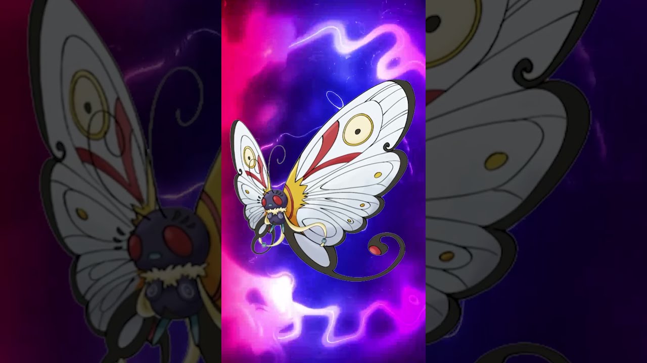 POKEMON BUTTERFREE EVOLUTION MEGA Y | Pokemon TCG #shorts - YouTube