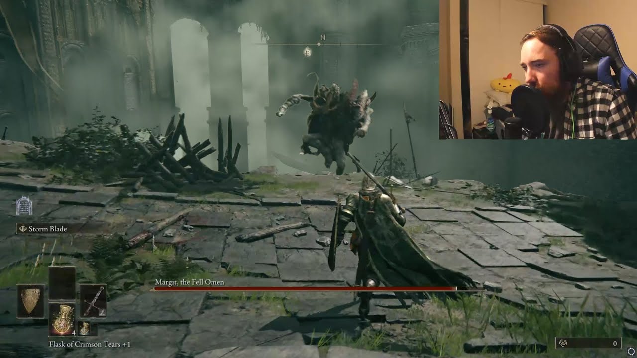 How to make Margit fall off the map in Elden Ring - YouTube