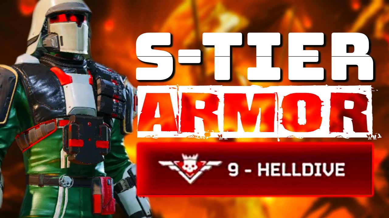 THIS IS THE BEST ARMOR IN HELLDIVERS 2 VS TERMINIDS | 300 HOURS ...