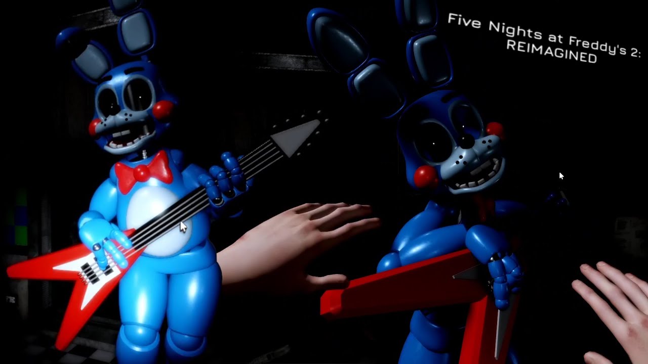 Toy Bonnie just Killed me with his Guitar.. || FNaf 2: Reimagined - YouTube