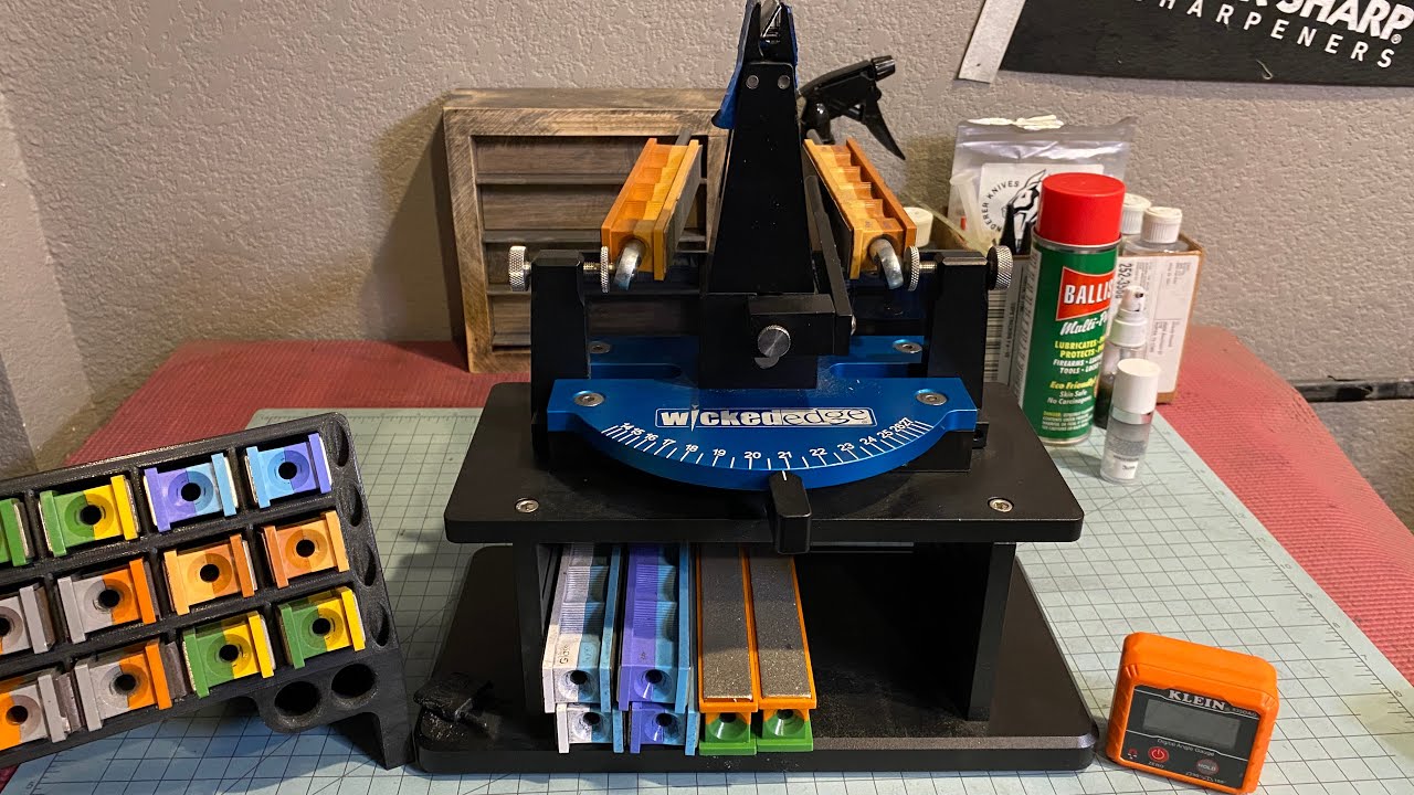 Wicked Edge Pro. Full sharpening video!! - YouTube