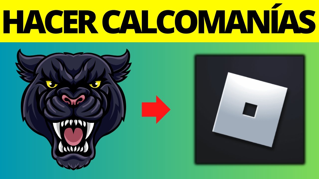 Cómo Hacer Calcomanías en Roblox - YouTube