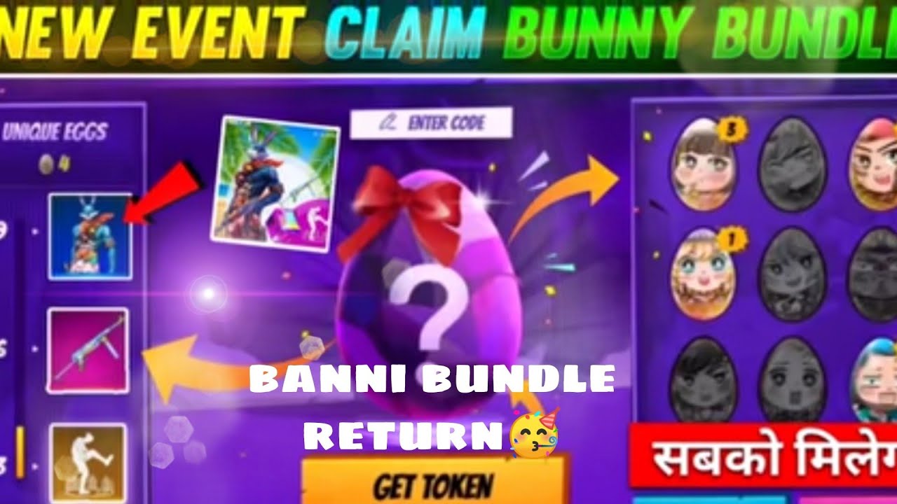 bunny warrior bundle free fire retarn| bunny bundle return | banny ...