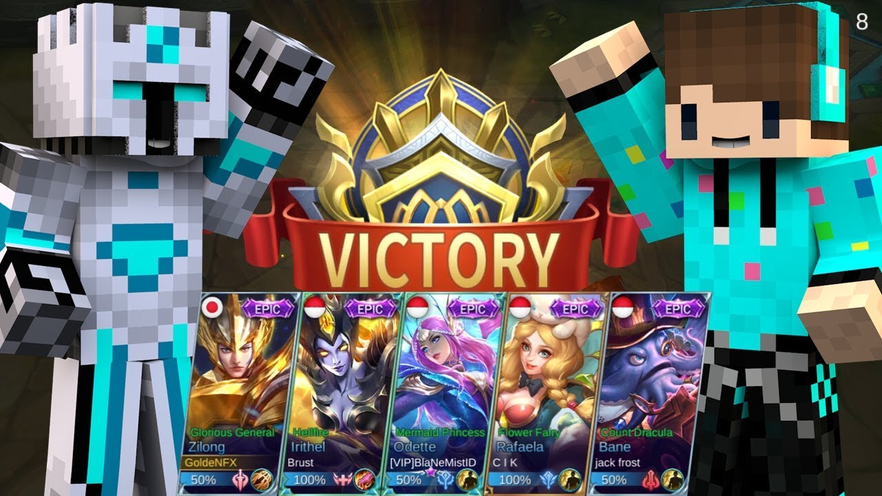 INI JADINYA KALO TOP GLOBAL MINECRAFT JADI SULTAN DI MOBILE LEGEND ...