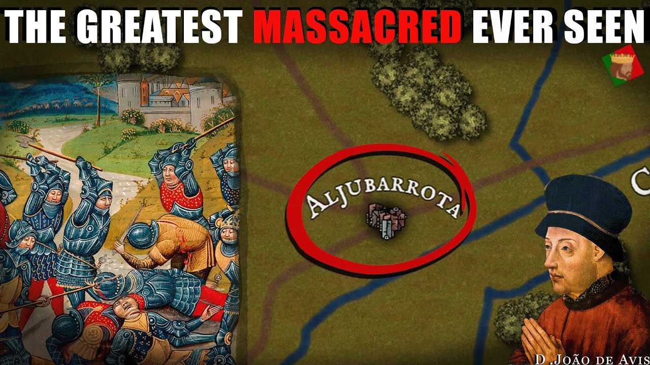 Battle of Aljubarrota 1385 || Portuguese-Castillian Wars (Animated ...