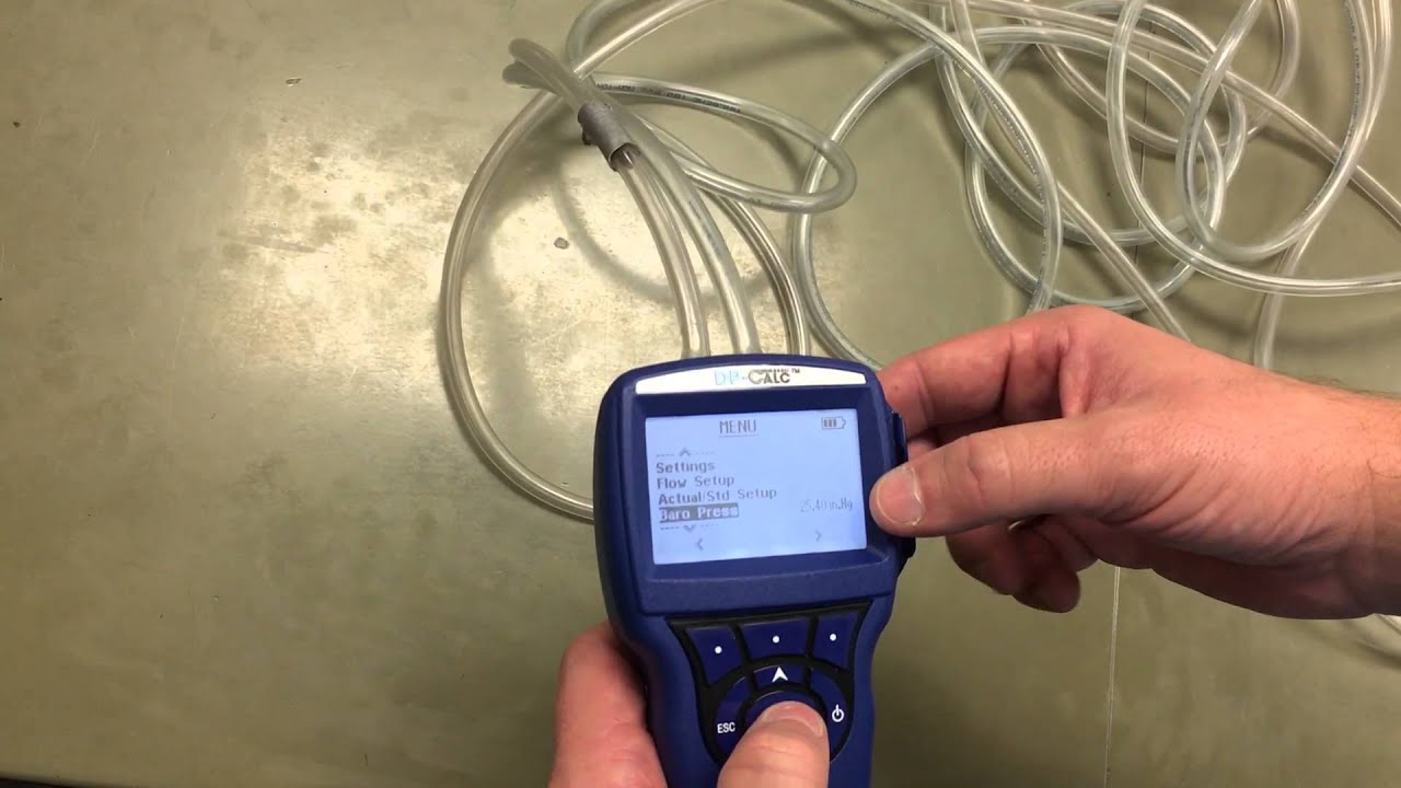 TSI DP-Calc: Measuring flow rate, velocity, and velocity pressure - YouTube