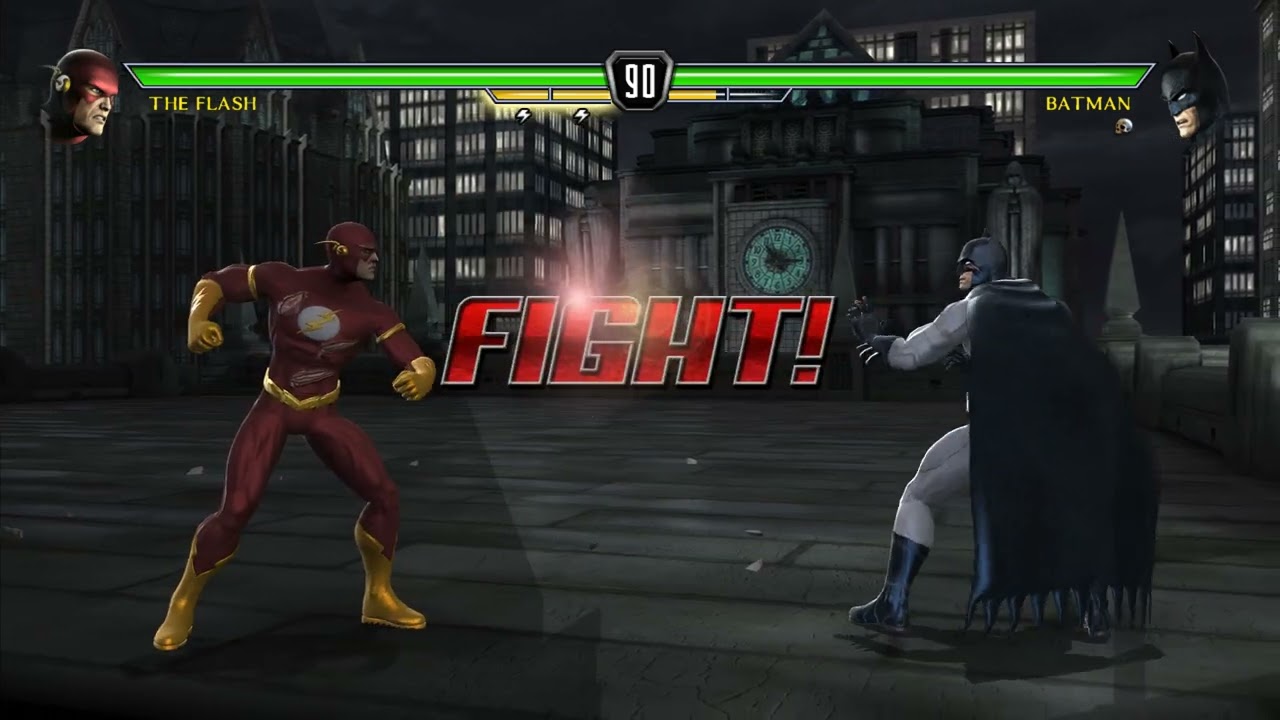 MK VS DC Battles The Flash VS Batman - YouTube
