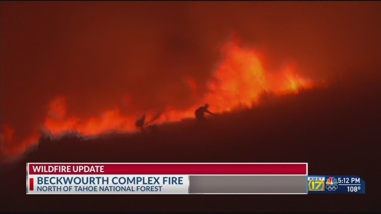 Beckwourth Complex fires grow to nearly 90K acres, 23% contained - YouTube