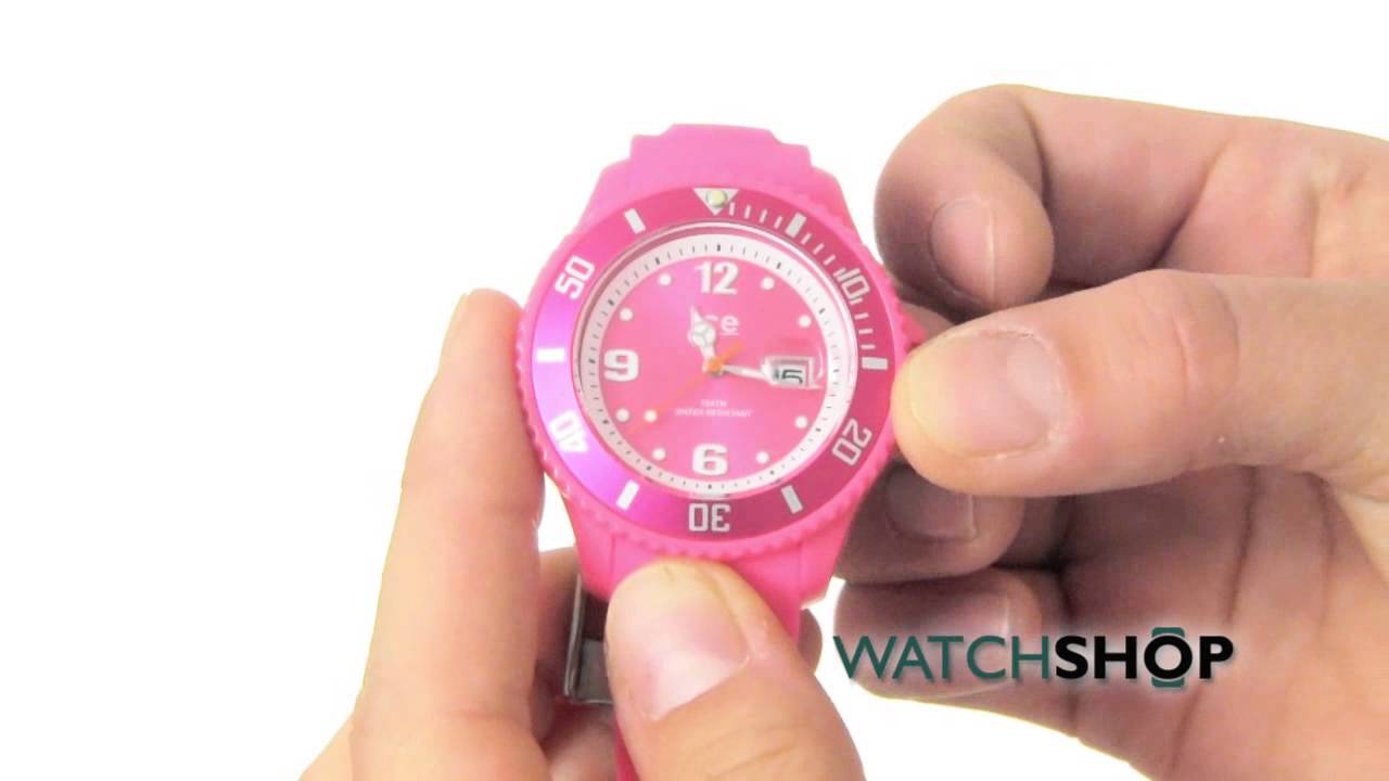 Ice-Watch Small Sunshine Neon Pink Small Watch (SUN.NPK.S.S.12) - YouTube