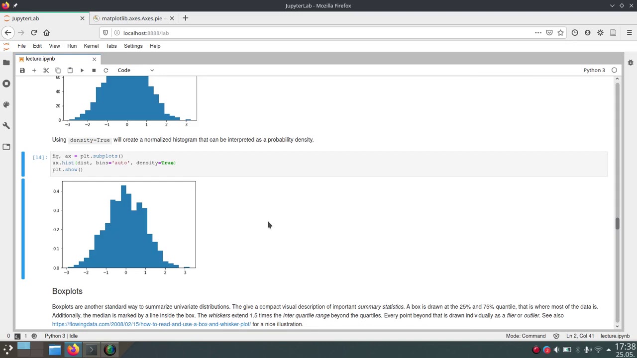 Scipy 2020 64 Plotting With Matplotlib Statistical Distributions Youtube 0217