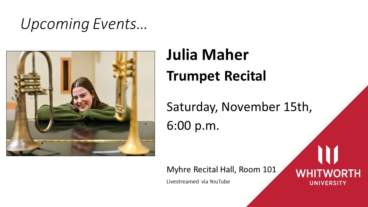 Julia Maher Trumpet Recital - YouTube