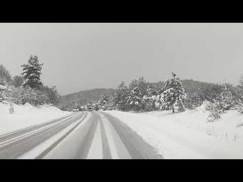 Karlı yollar kış mevsimi geldi / Kastamonu / Küre / İnebolu
